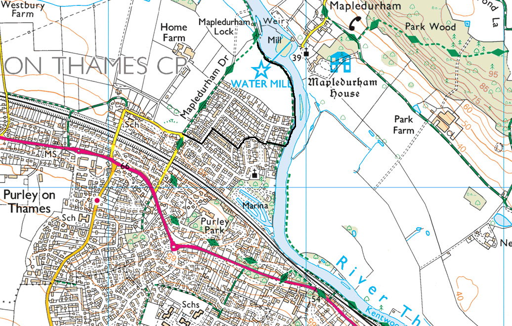 Thames Path detours - Mapledurham House - Walk The Thames