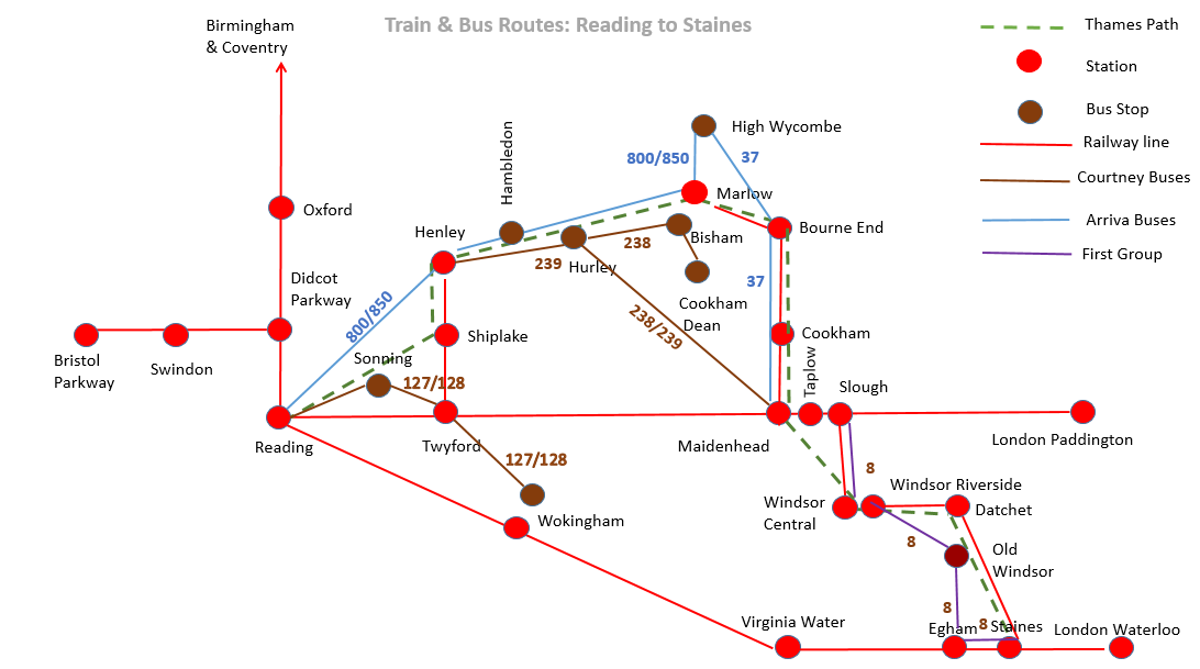How to Get There - Walk The Thames