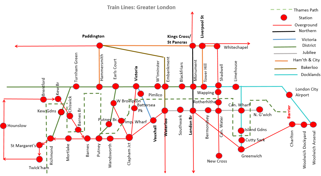 How to Get There - Walk The Thames