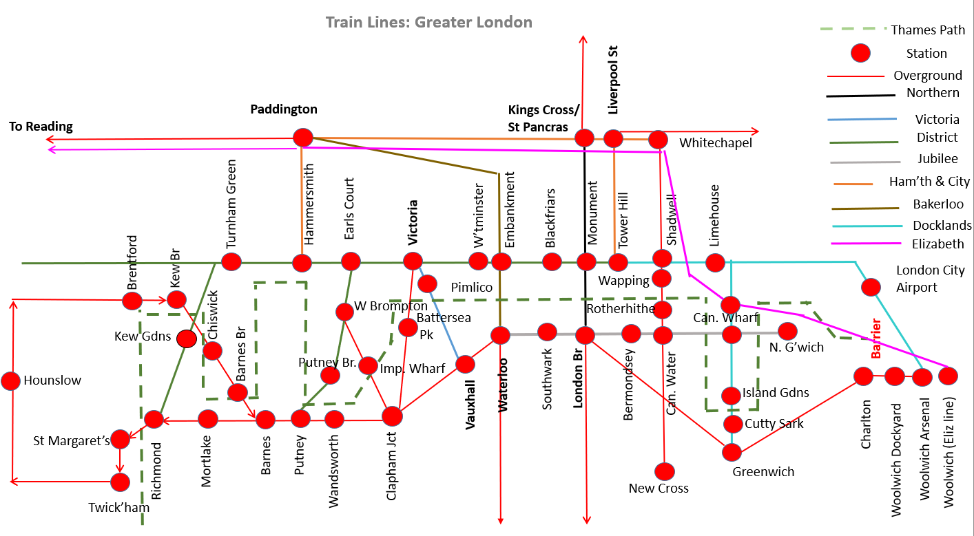 How to Get There - Walk The Thames
